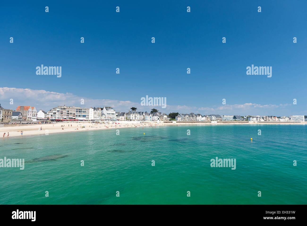 France, Morbihan, Quiberon, the main beach Stock Photo - Alamy