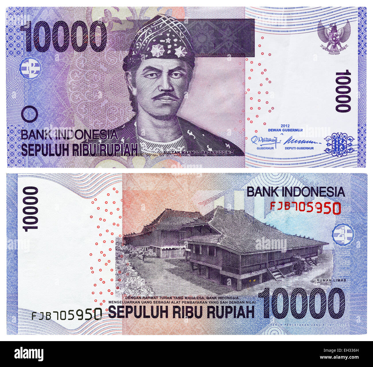 Indonesian 10000 Rupiah Currency Note Hi res Stock Photography And