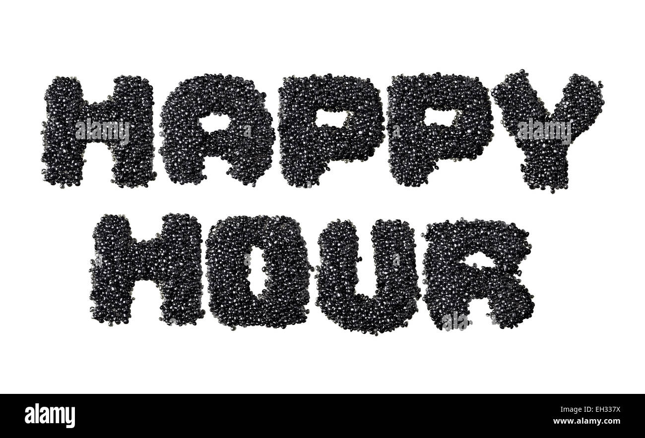 Happy hour word hi-res stock photography and images - Alamy