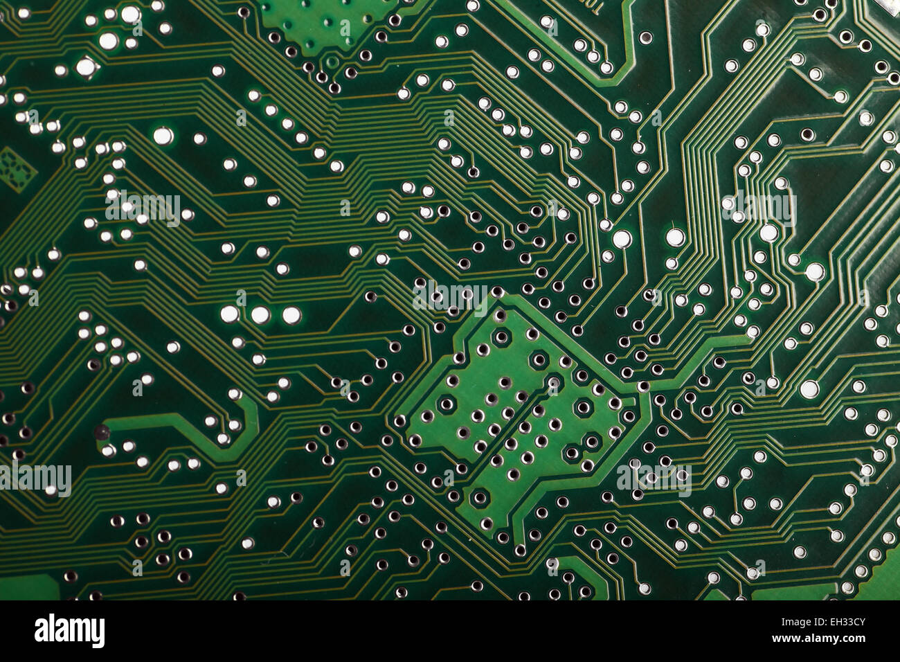 Horizontal shot of an electronic micro circuit Stock Photo - Alamy