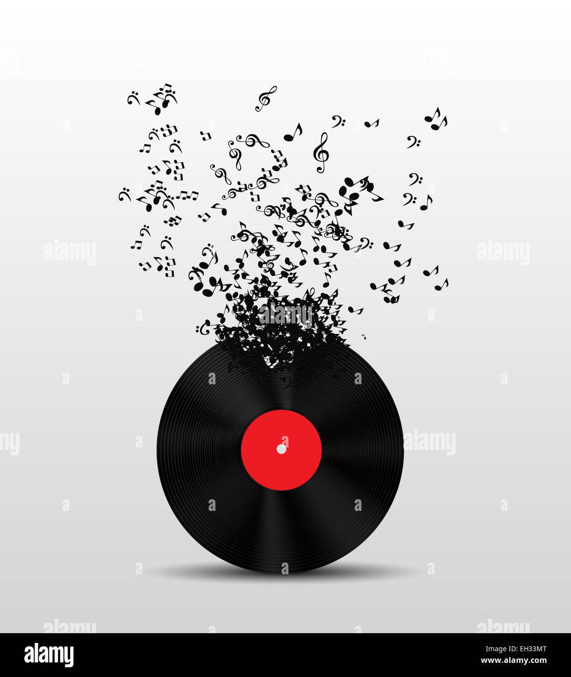 Abstract Music Background Vector Illustration for Your Design Stock ...