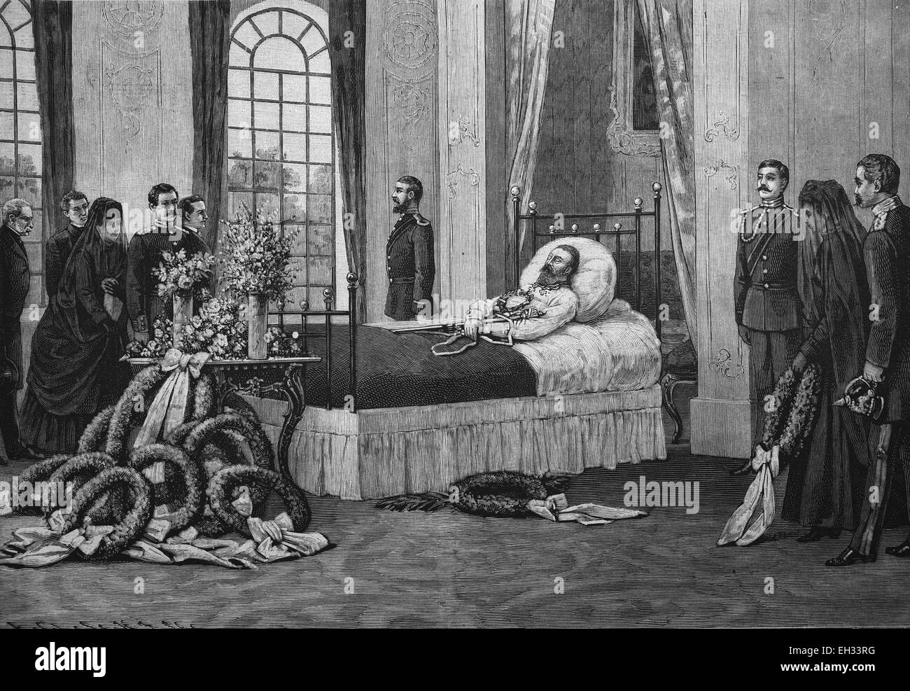 On his deathbed hi-res stock photography and images - Alamy