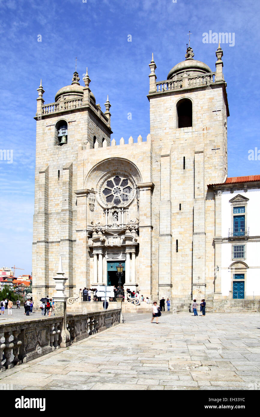 The Porto Cathedral (Se do Oporto), Portugal Stock Photo - Alamy