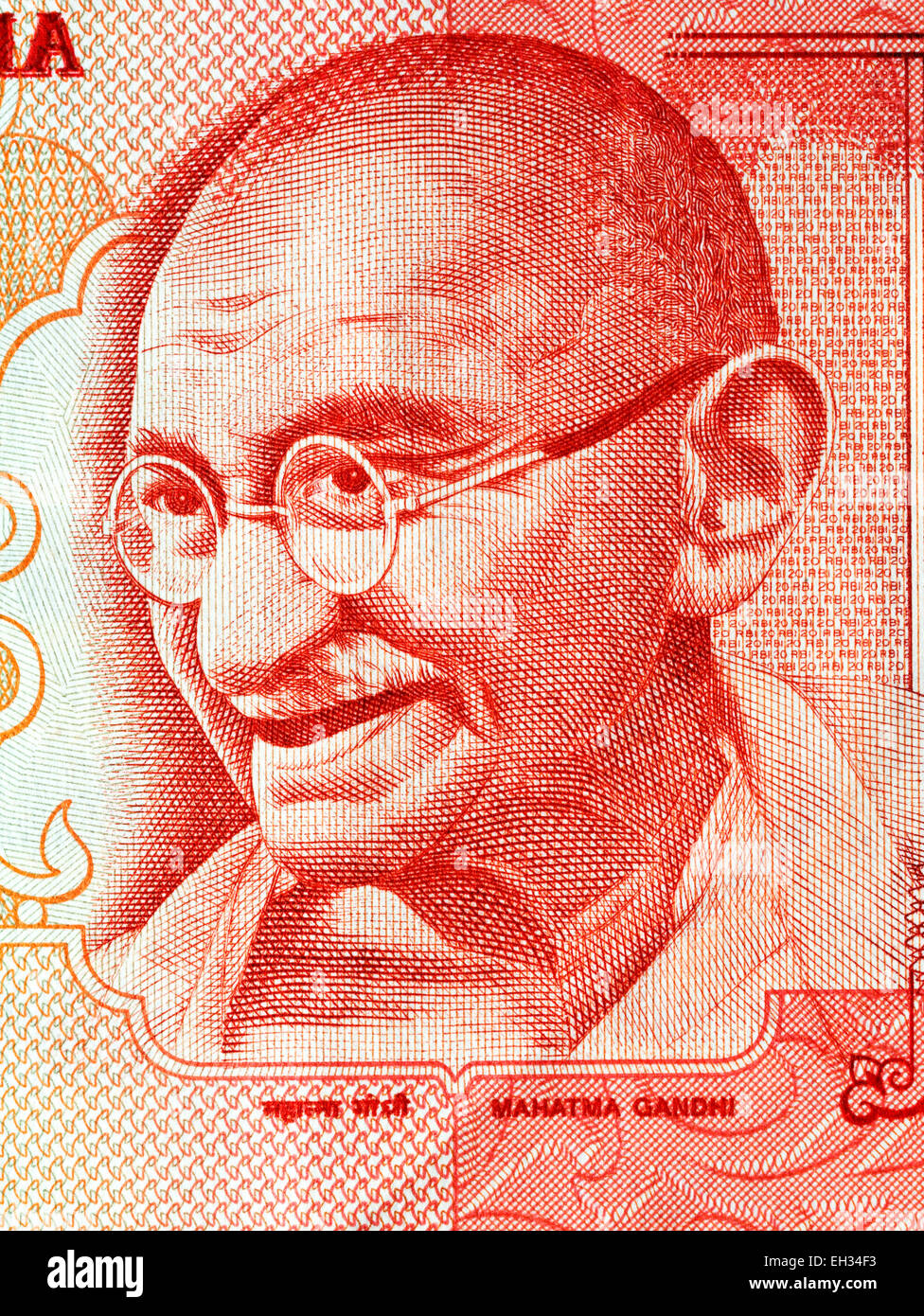 Indian twenty rupee note hi-res stock photography and images - Alamy