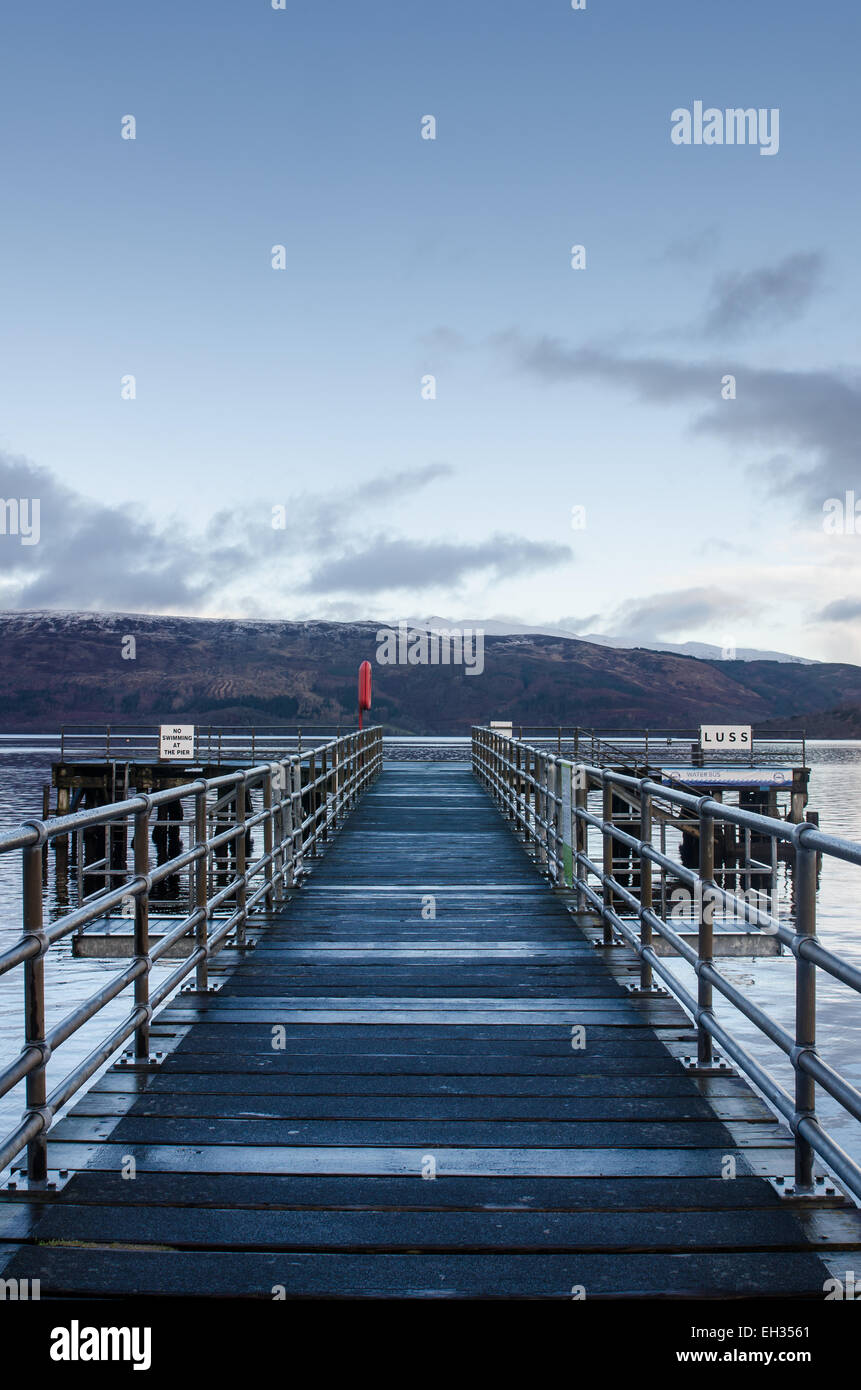 Luss pier hi-res stock photography and images - Alamy
