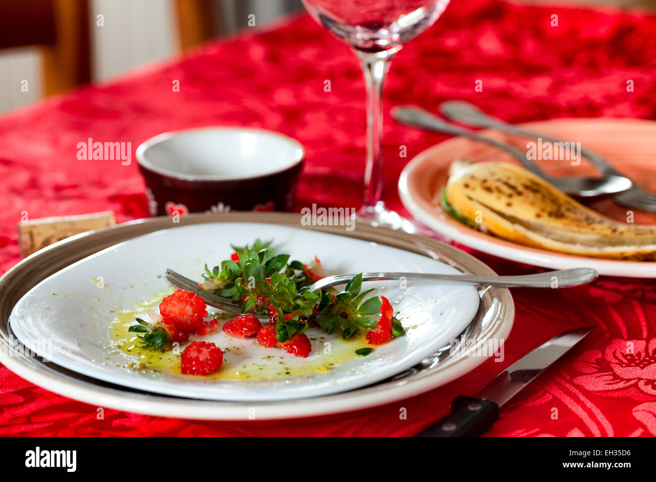 Table after lunch hi-res stock photography and images - Alamy