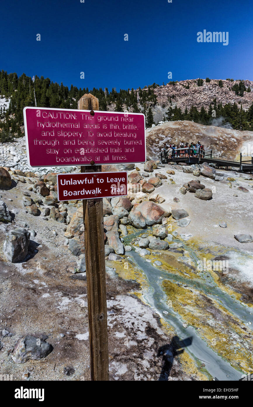 Bumpass hell trail hi-res stock photography and images - Alamy
