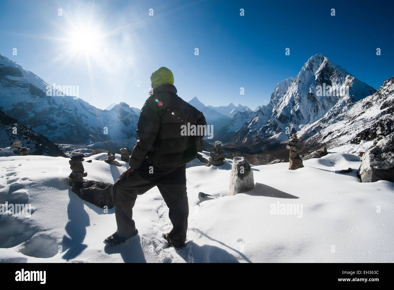 Travel tourism trekking daybreak hi-res stock photography and images ...