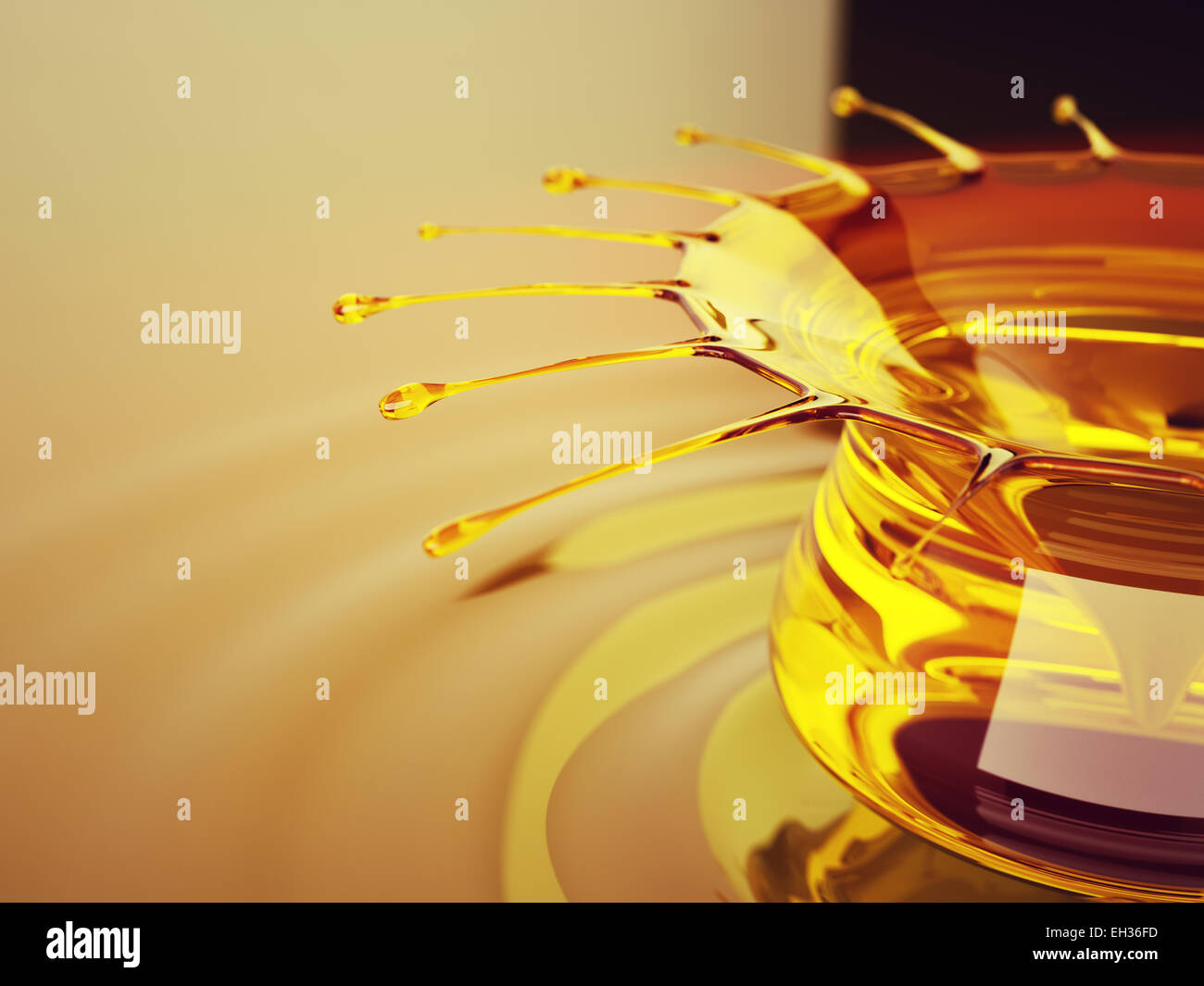 Oil drop splash shallow hi-res stock photography and images - Alamy