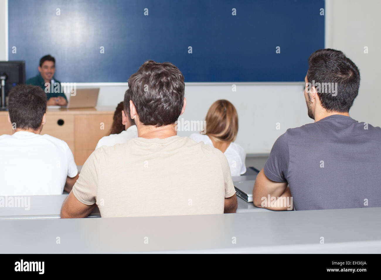 Professor and students in class hi-res stock photography and images - Alamy