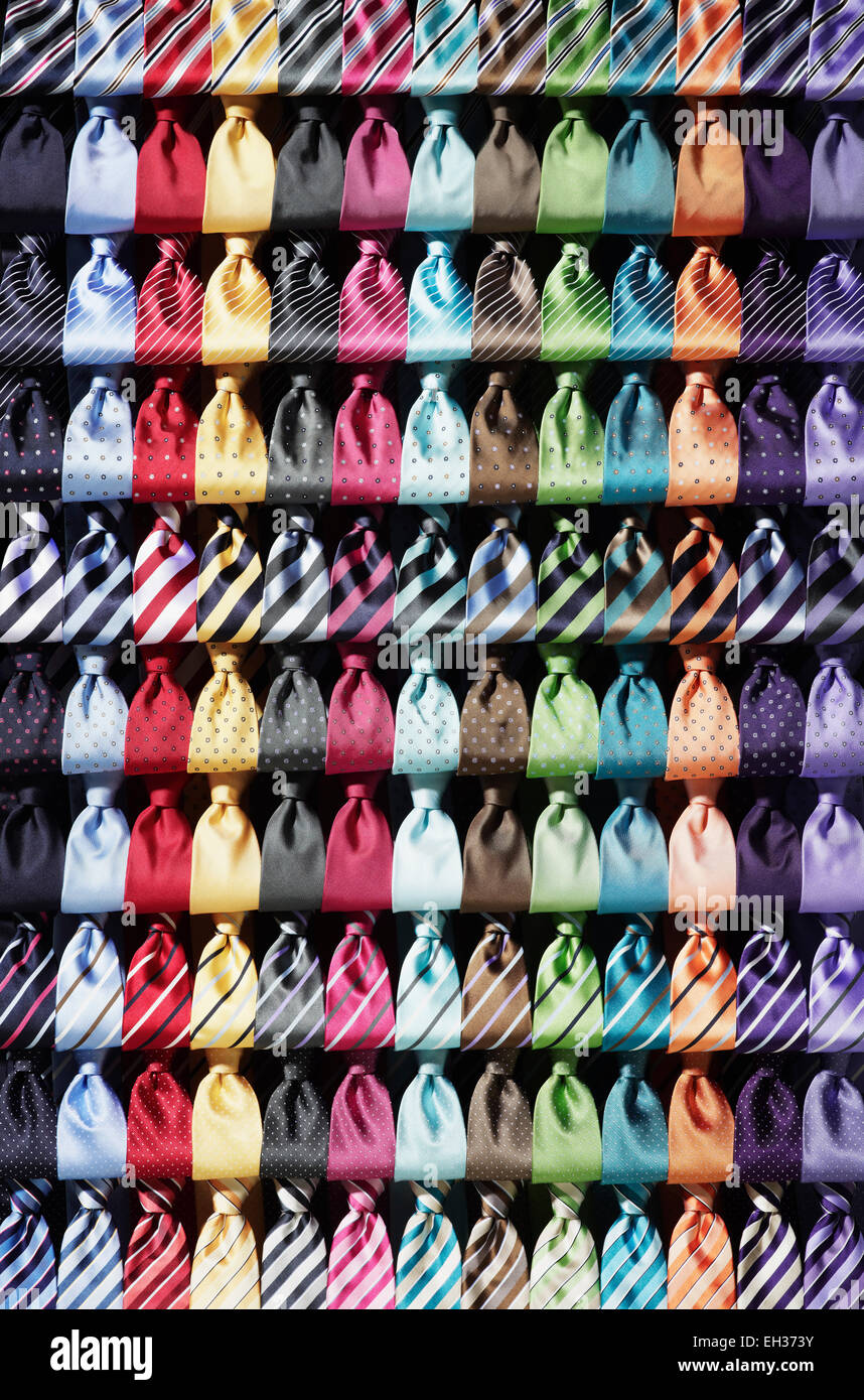 Collection of Colorful Ties Stock Photo - Alamy