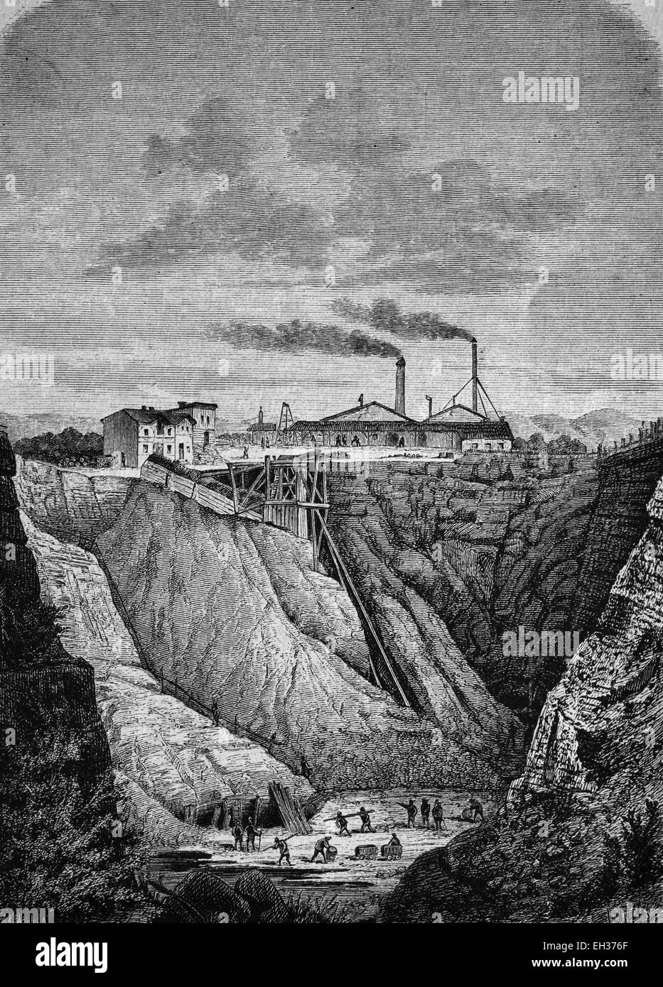 Limmer asphalt plant in Hannover, Hanover, Lower Saxony, Germany ...