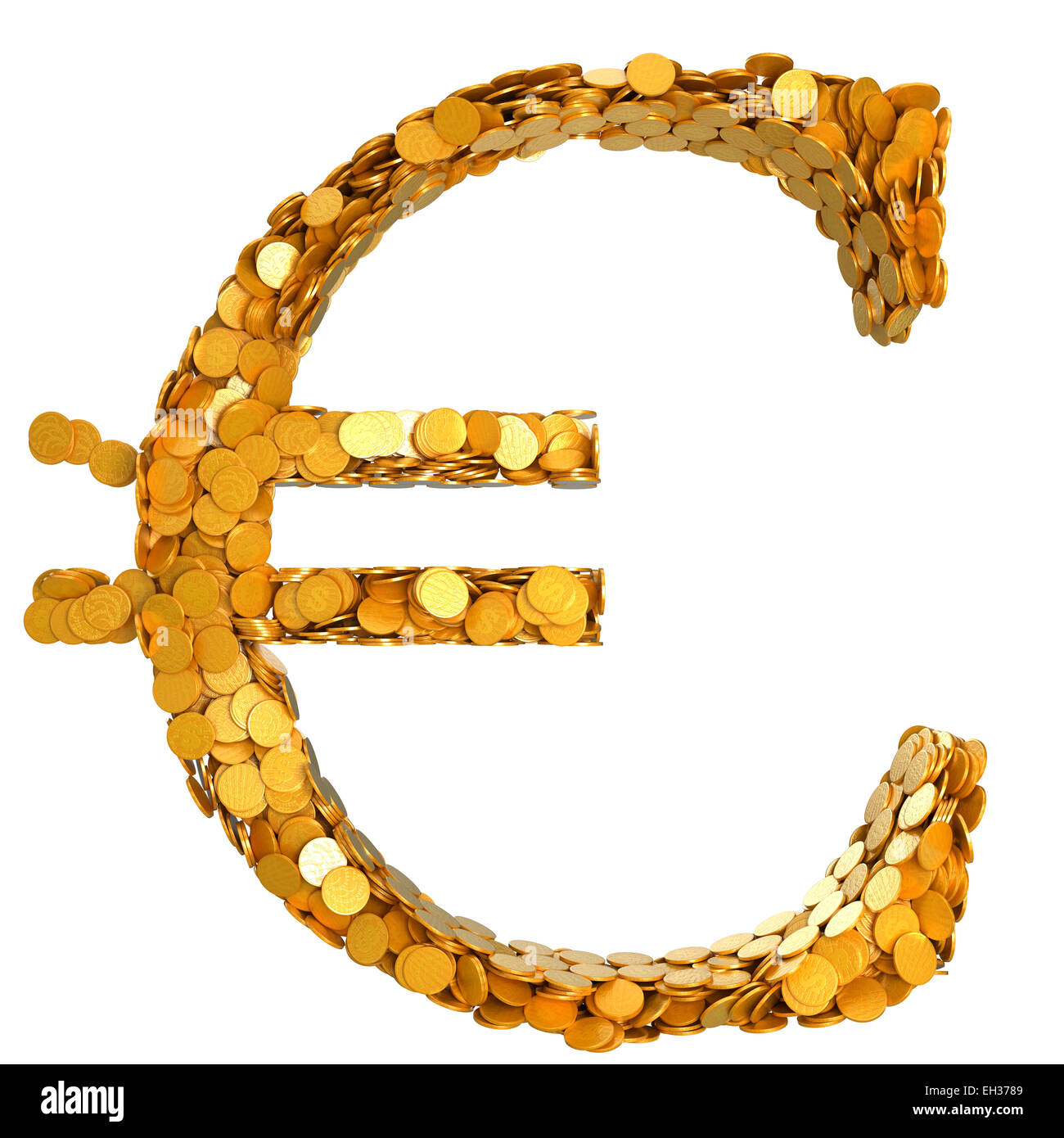 3d euro symbol hi-res stock photography and images - Alamy