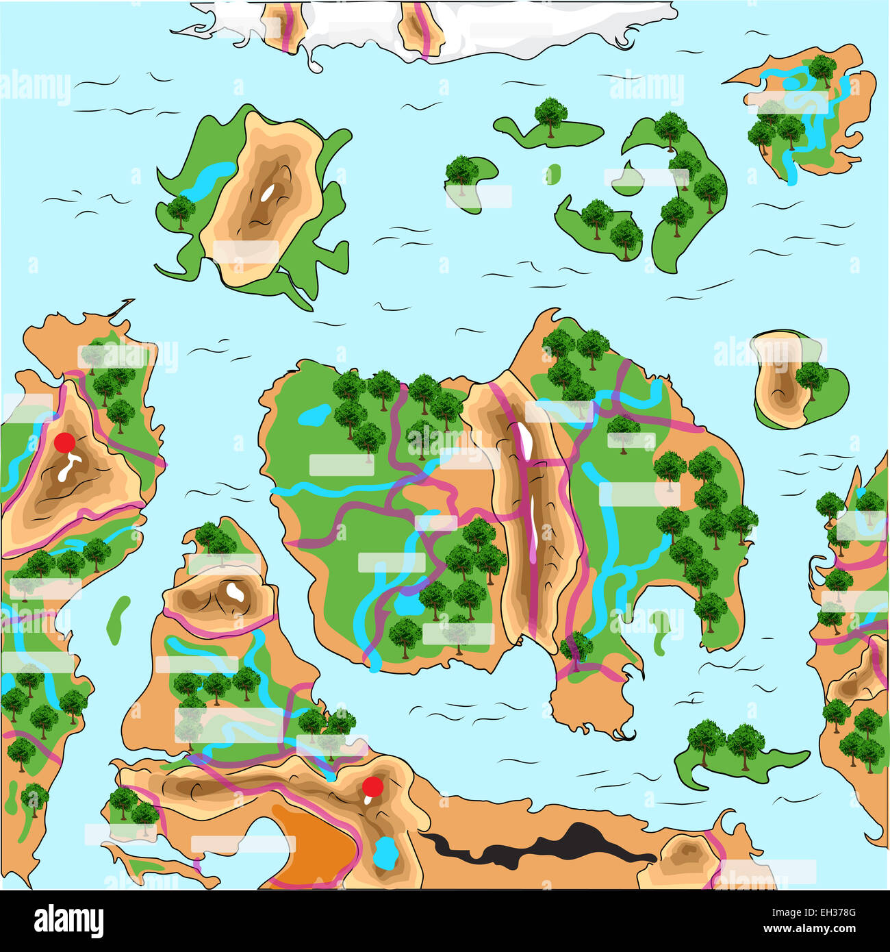 Game map hi-res stock photography and images - Alamy