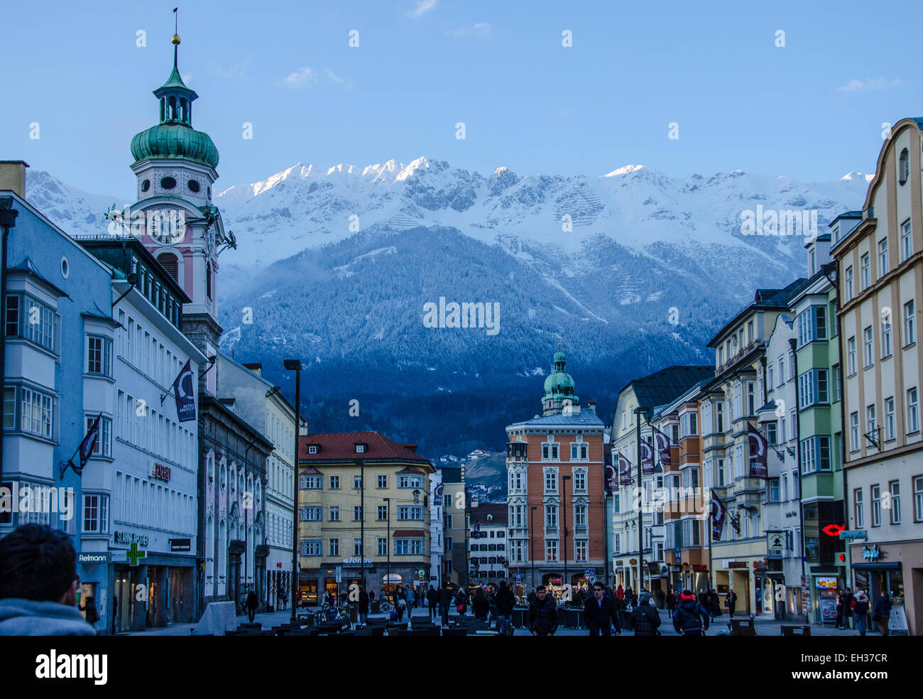 Europe, Austria, Tyrol, Innsbruck Inn Valley popular year-round ...