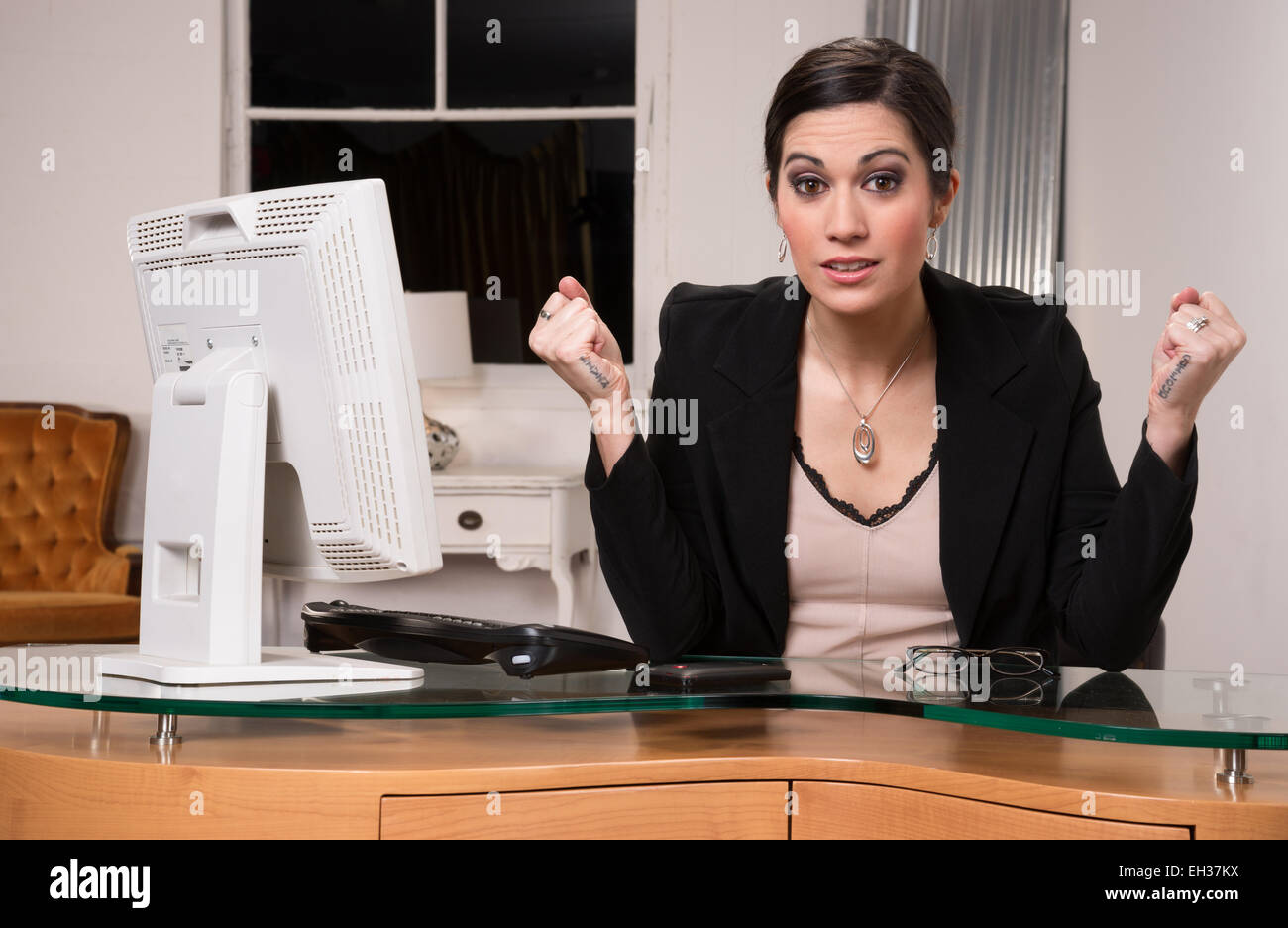 Computer angst hi-res stock photography and images - Alamy