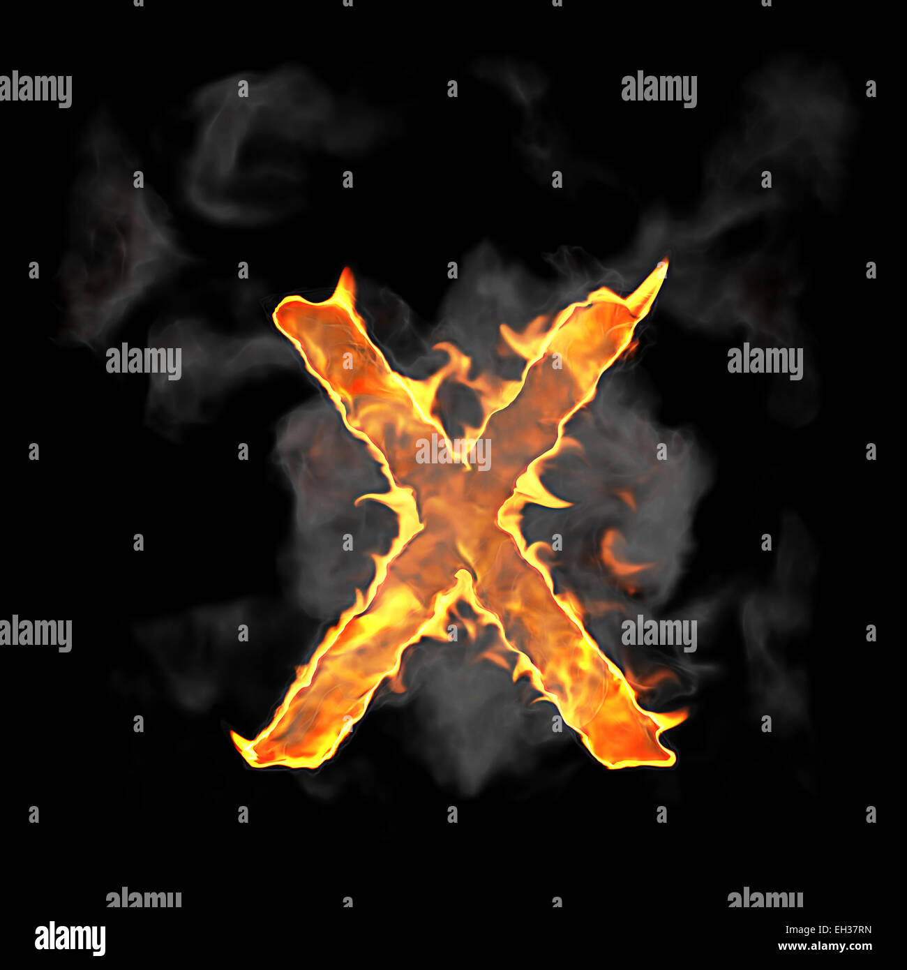 X, fire alphabet hi-res stock photography and images - Alamy