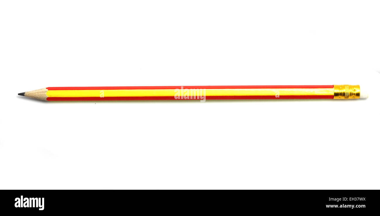 Pencil isolated on white background Stock Photo - Alamy
