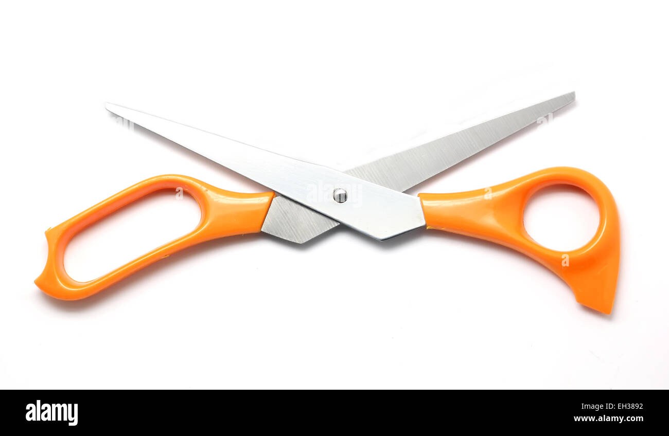 scissors isolated on white background Stock Photo - Alamy