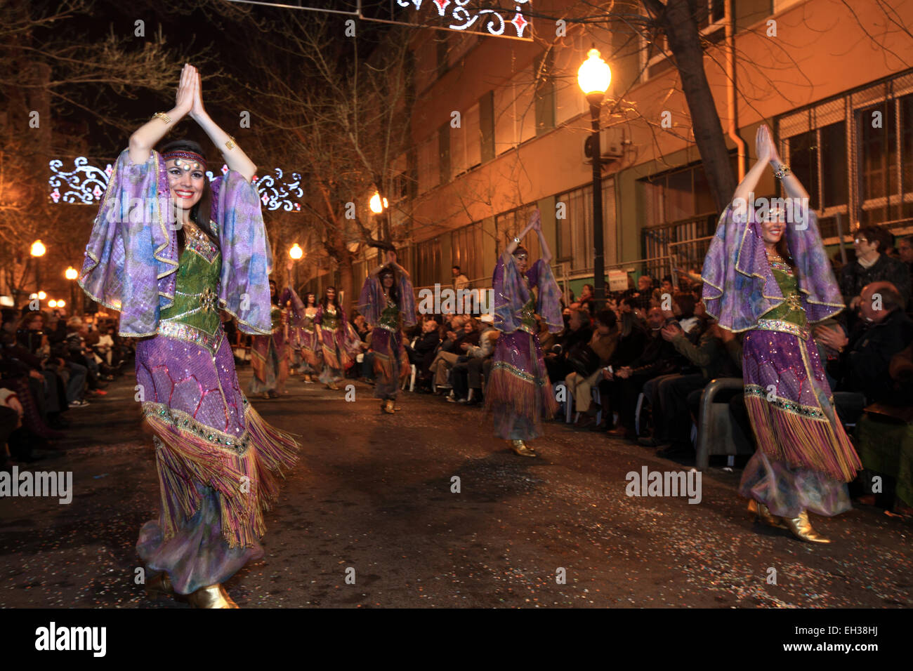 "Moors and Christians" parade during Las Fallas Festival, Valencia ...