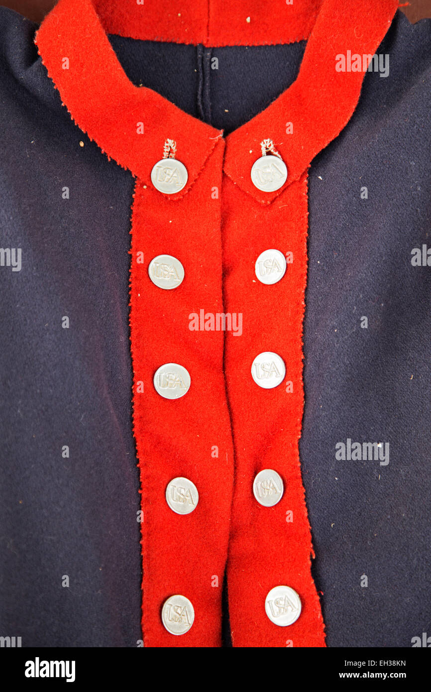 Detail of Revolutionary War Soldier's Uniform, Valley Forge National ...