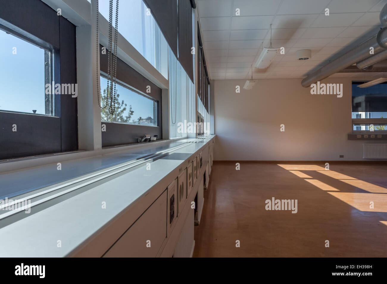 empty window sill in office Stock Photo - Alamy