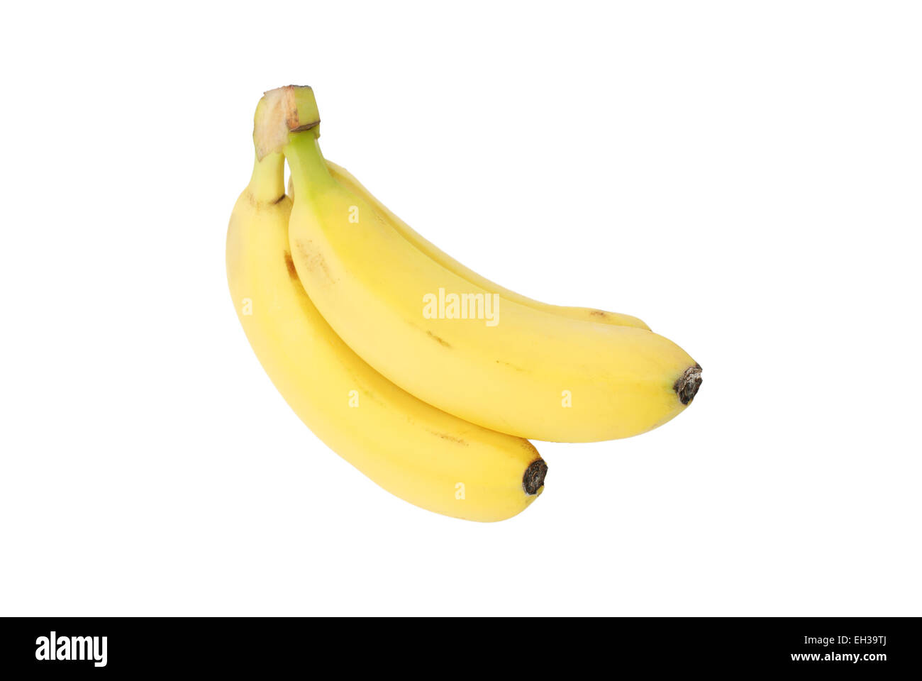 closeup of fresh yellow banana, isolated on white Stock Photo - Alamy