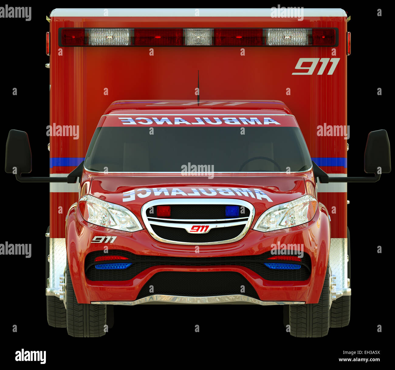 Ambulance driving up to hospital hi-res stock photography and images ...