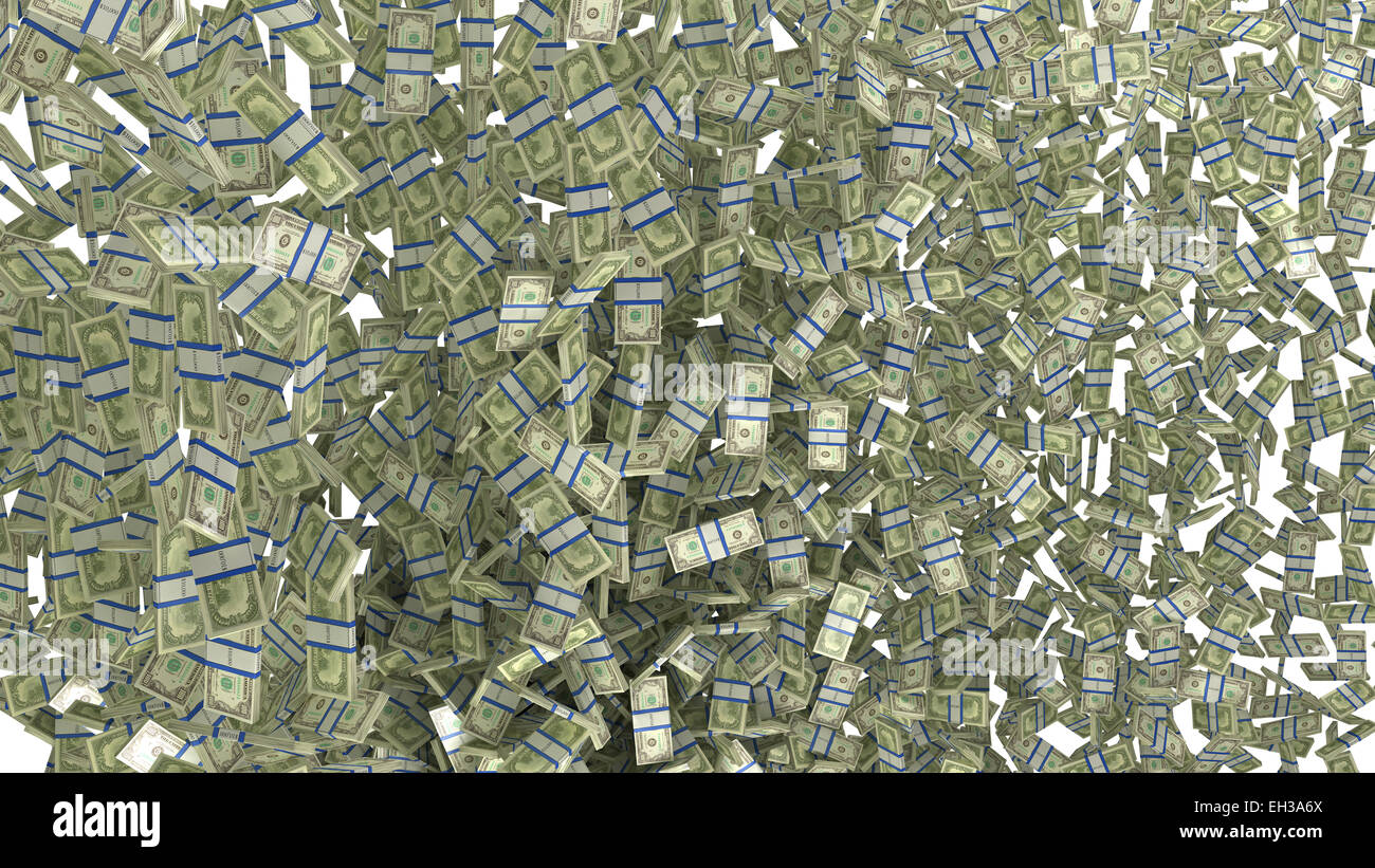 White background dollars hi-res stock photography and images - Alamy