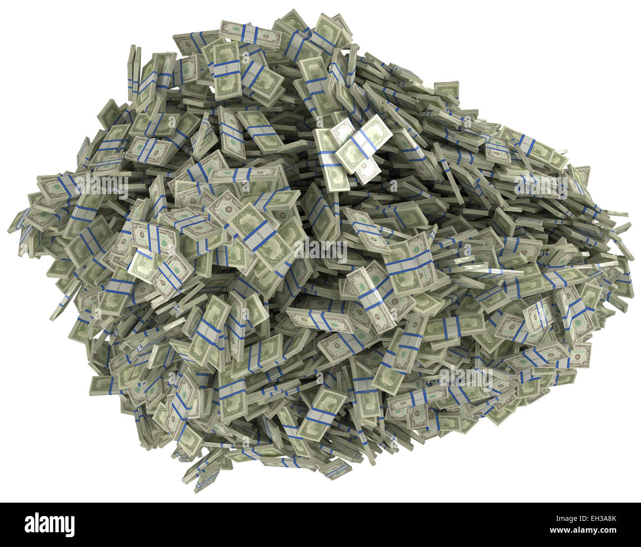 100 dollar bill bundles hi-res stock photography and images - Alamy