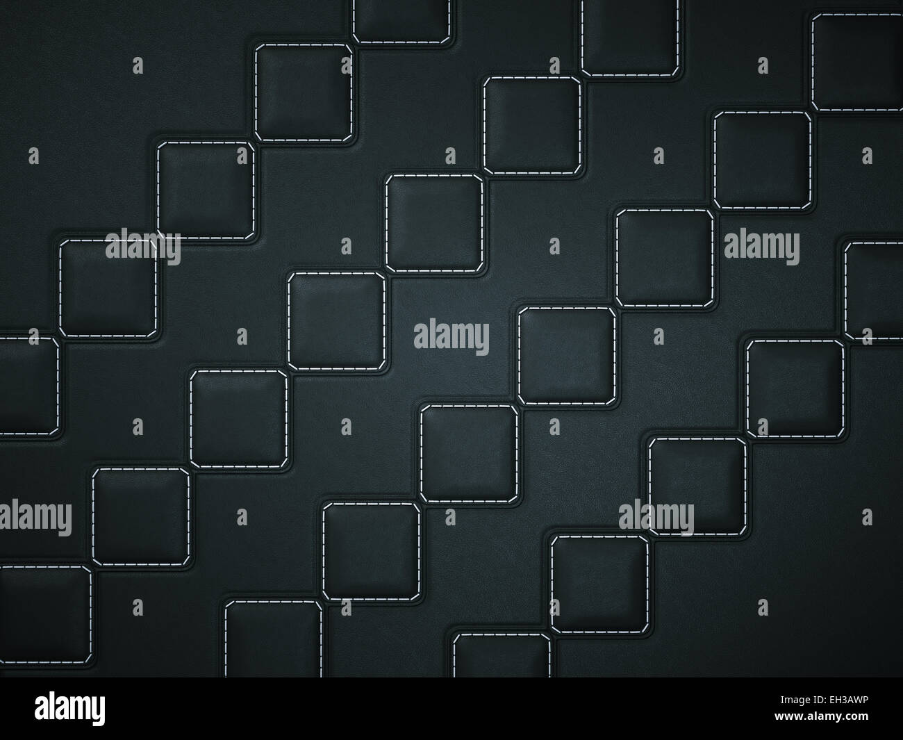 Black Stitched leather background with rhombuses (large resolution ...