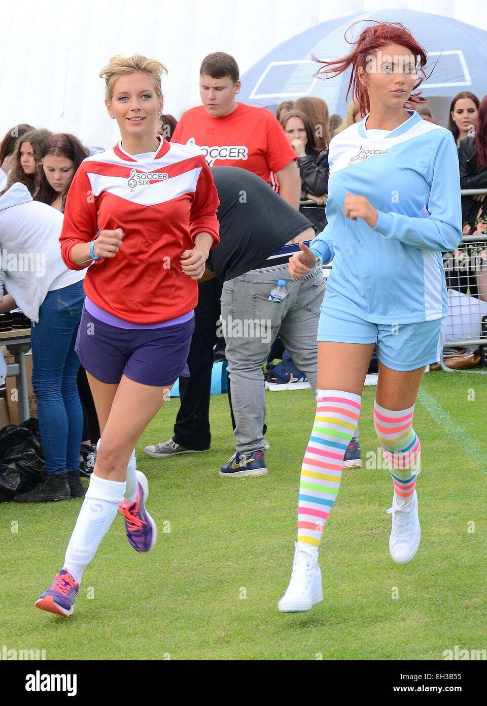 Soccer Six Fest held at Mile End Stadium, London Featuring: Rachel ...