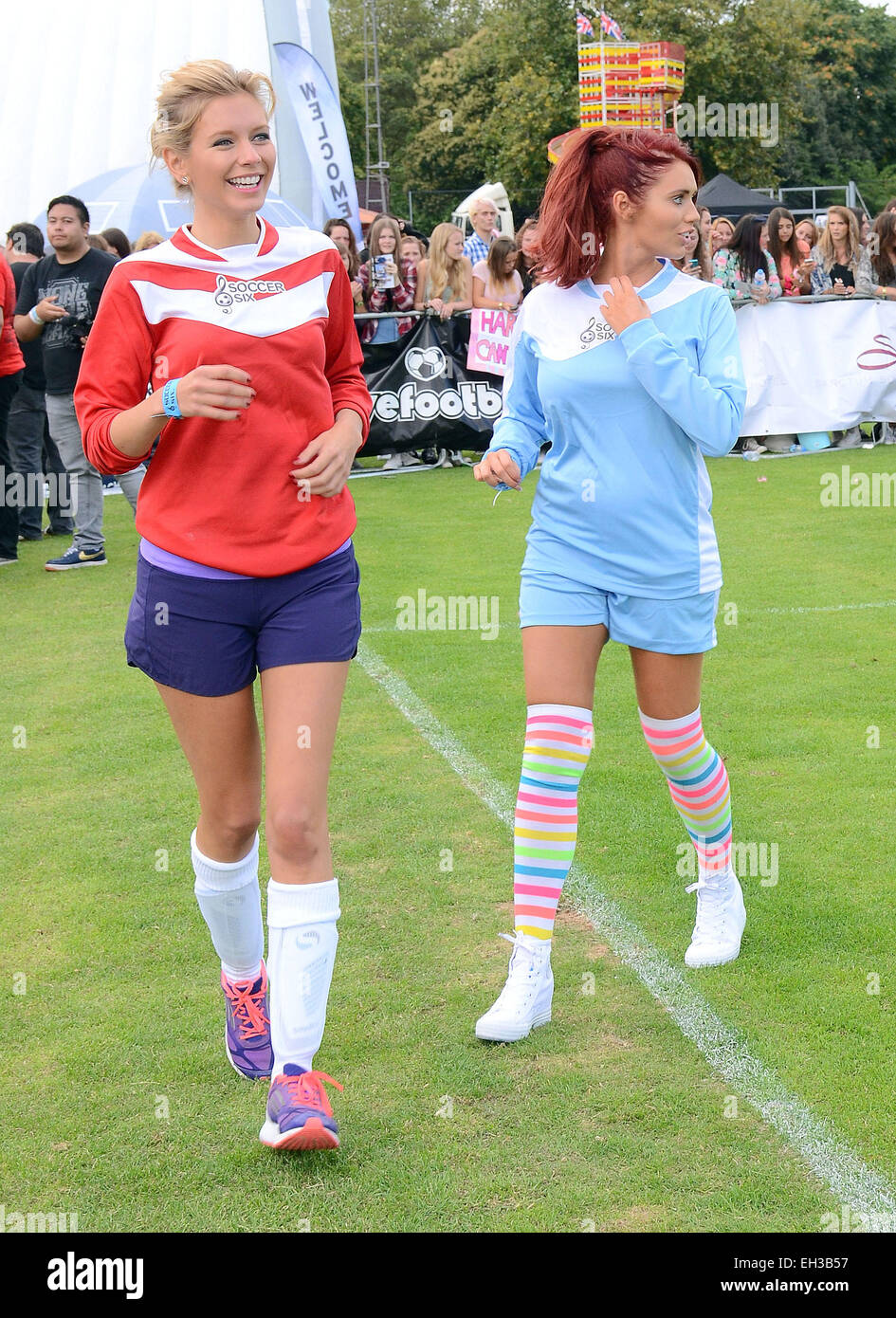 Soccer Six Fest held at Mile End Stadium, London Featuring: Rachel ...