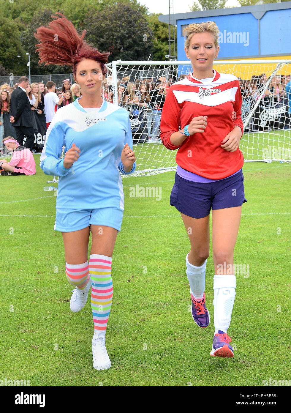 Soccer Six Fest held at Mile End Stadium, London Featuring: Rachel ...