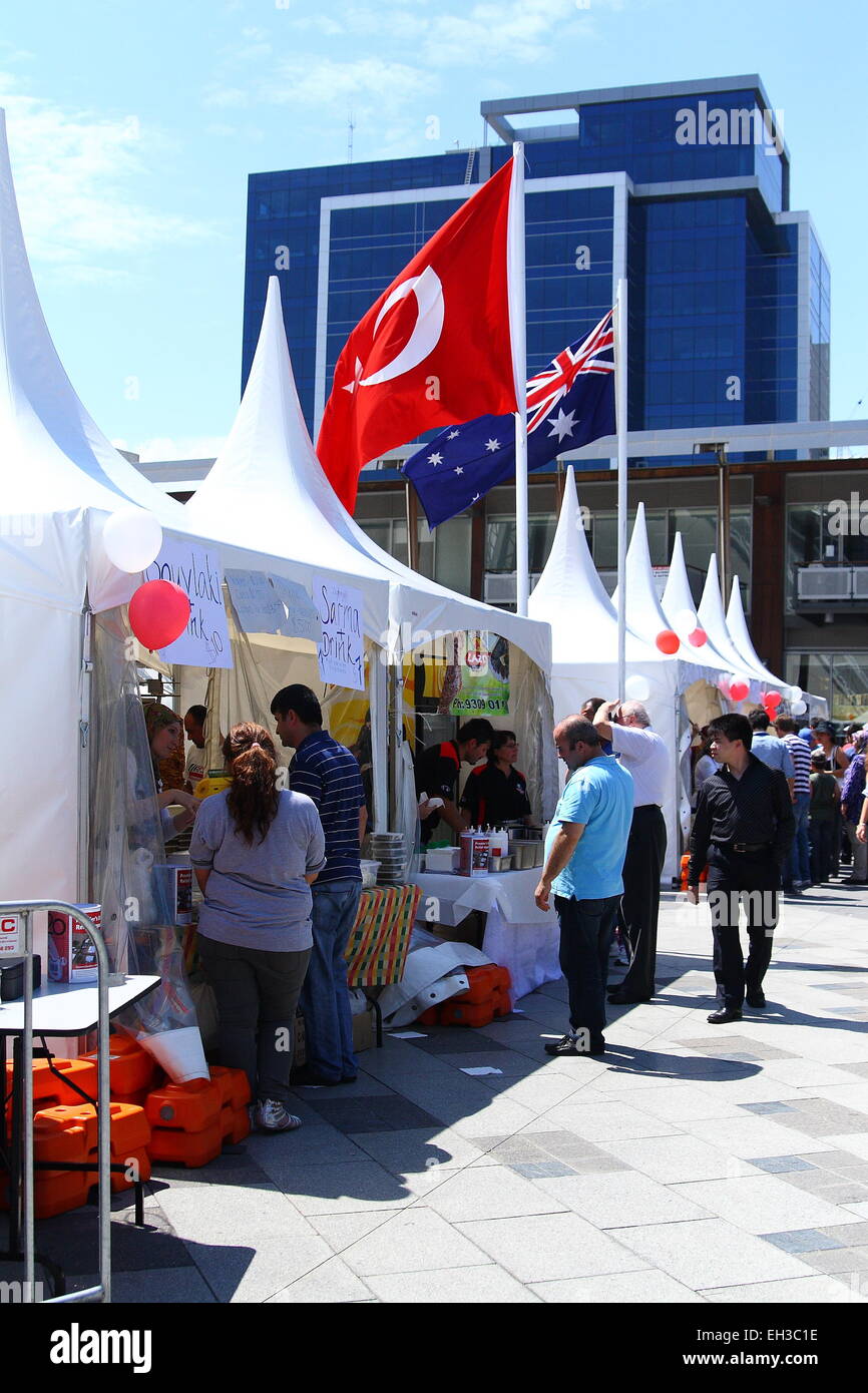 Turkish Festival in Docklands Melbourne Australia Stock Photo - Alamy