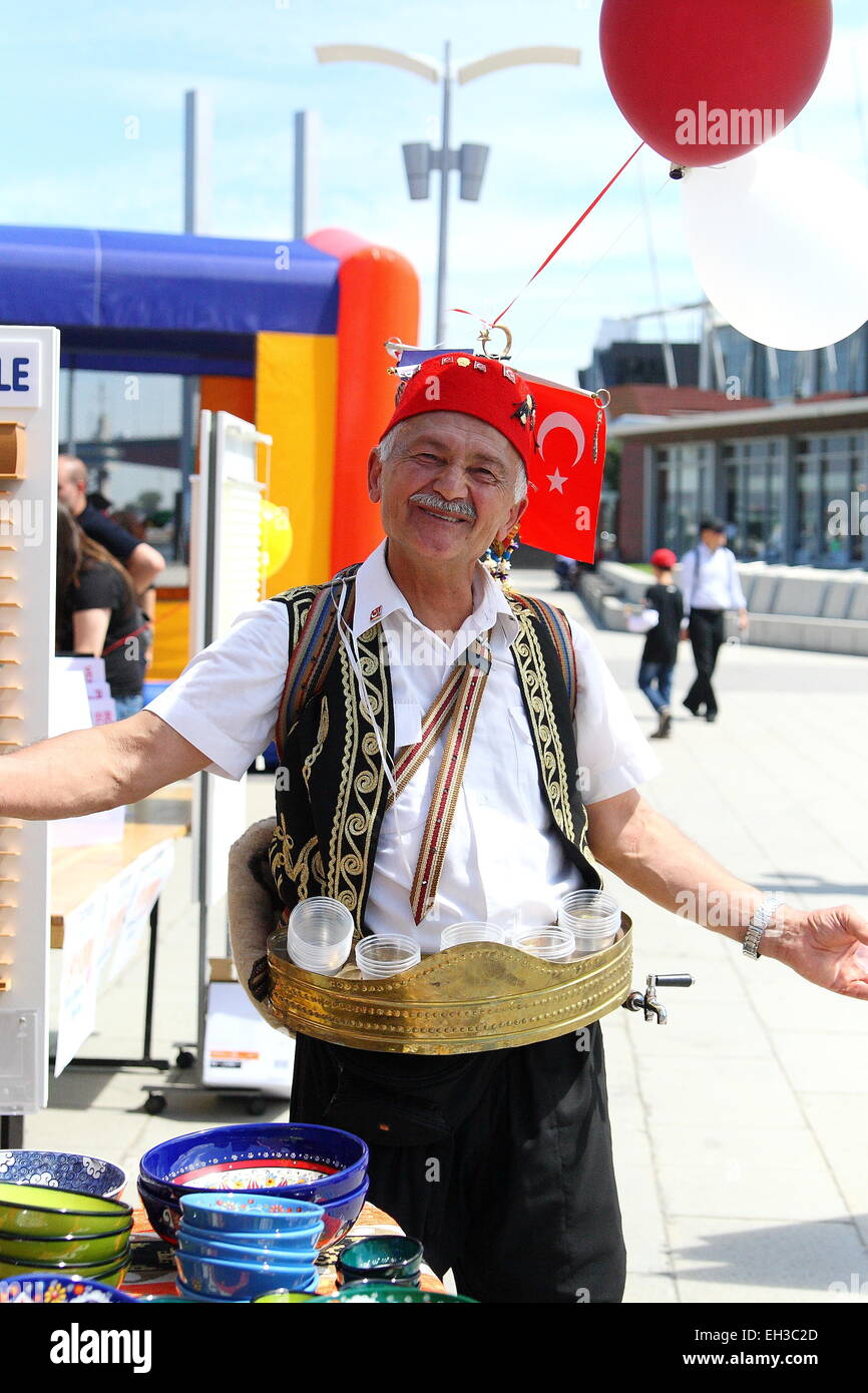 Senior Turkish male at Turkish festival in Docklands, Melbourne ...