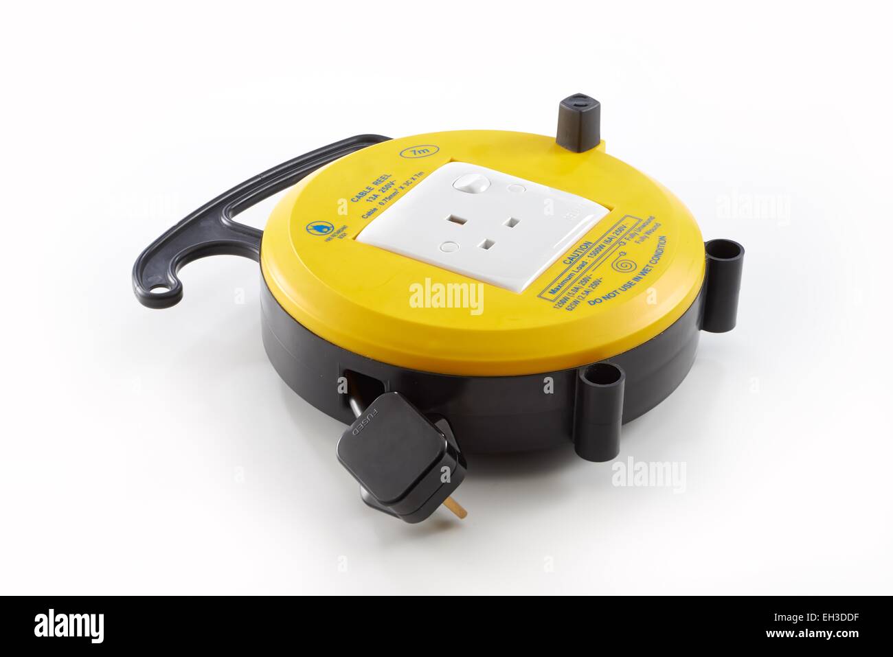 Power cord extension set shoot in clear background Stock Photo - Alamy