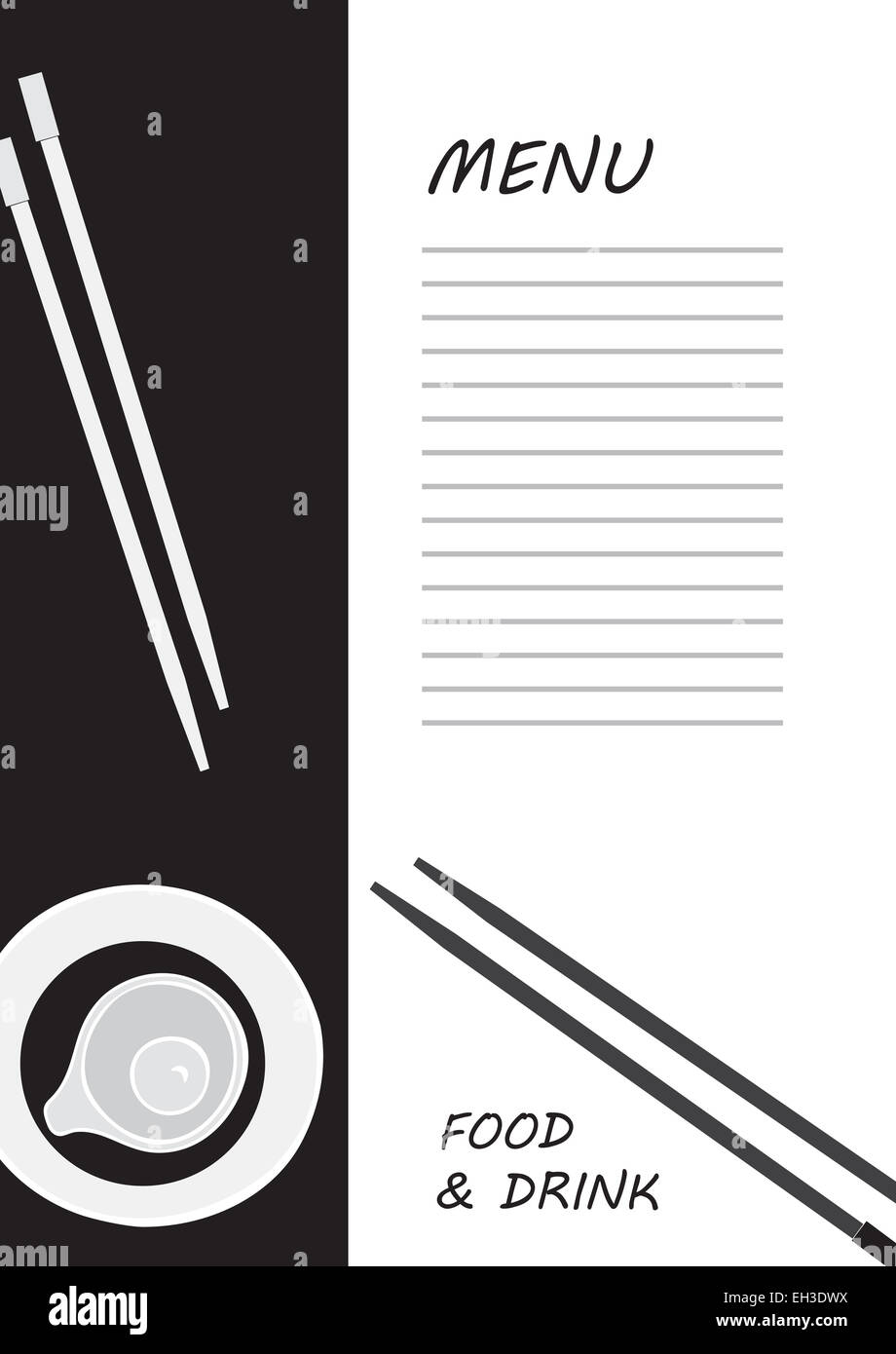 Cute menu card. vector illustration Best for your cafe, restaurant ...