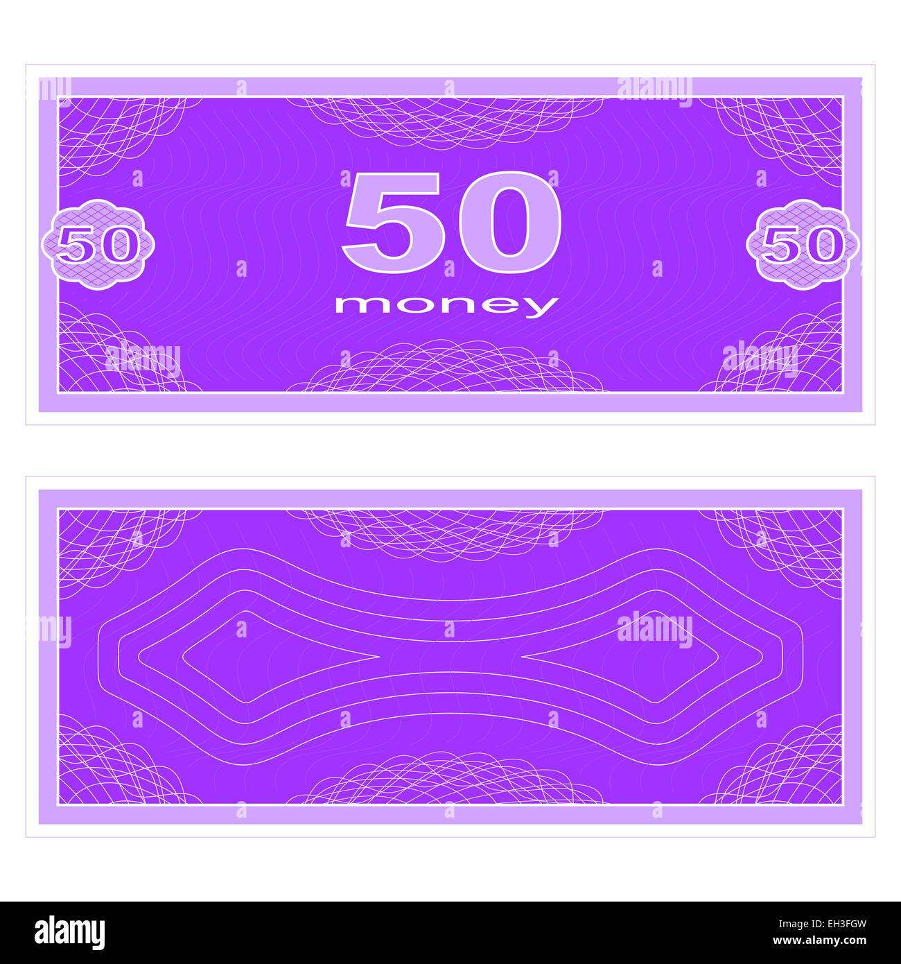 Play money. Fifty Stock Photo - Alamy