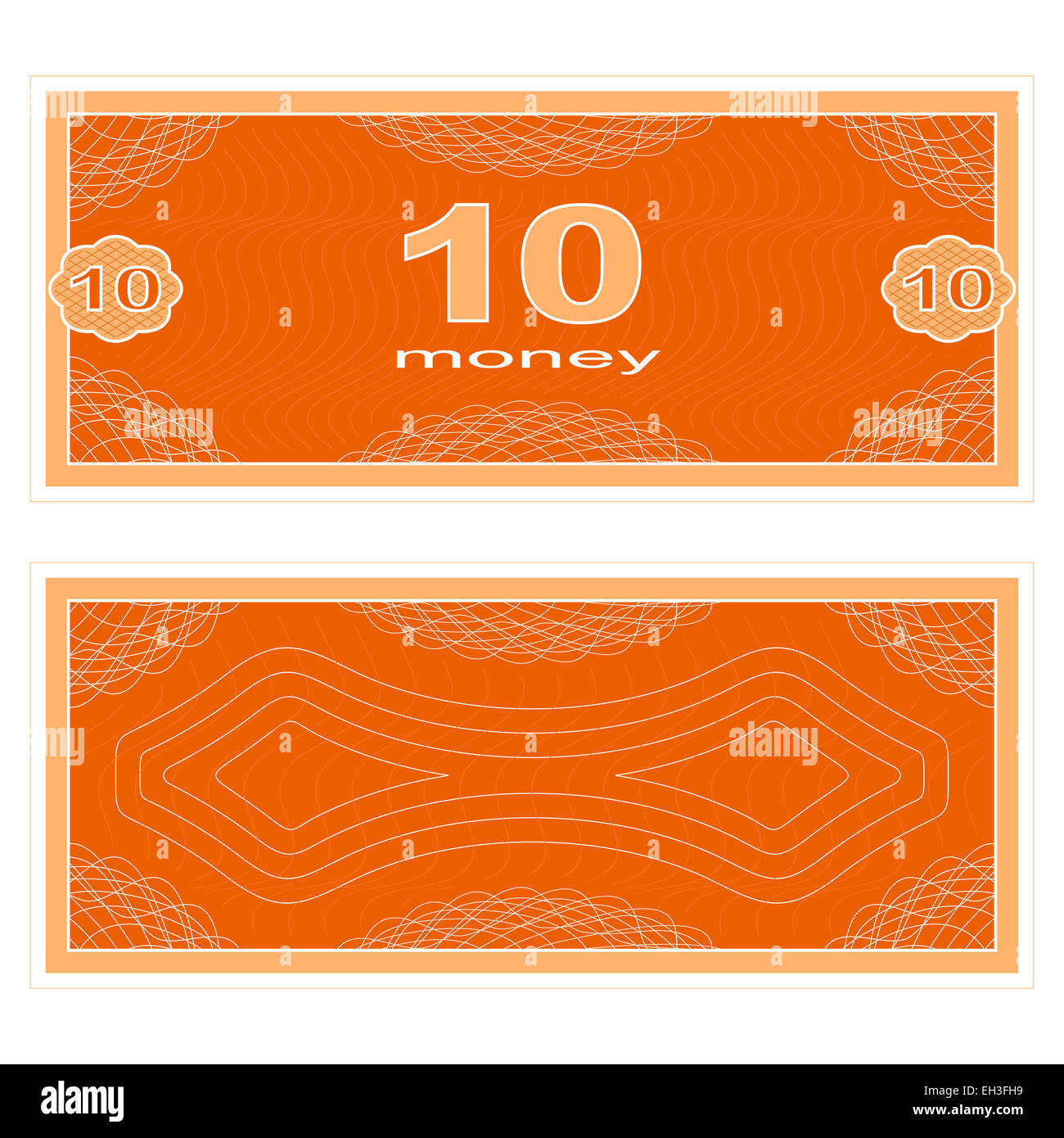 Play money. Ten Stock Photo - Alamy