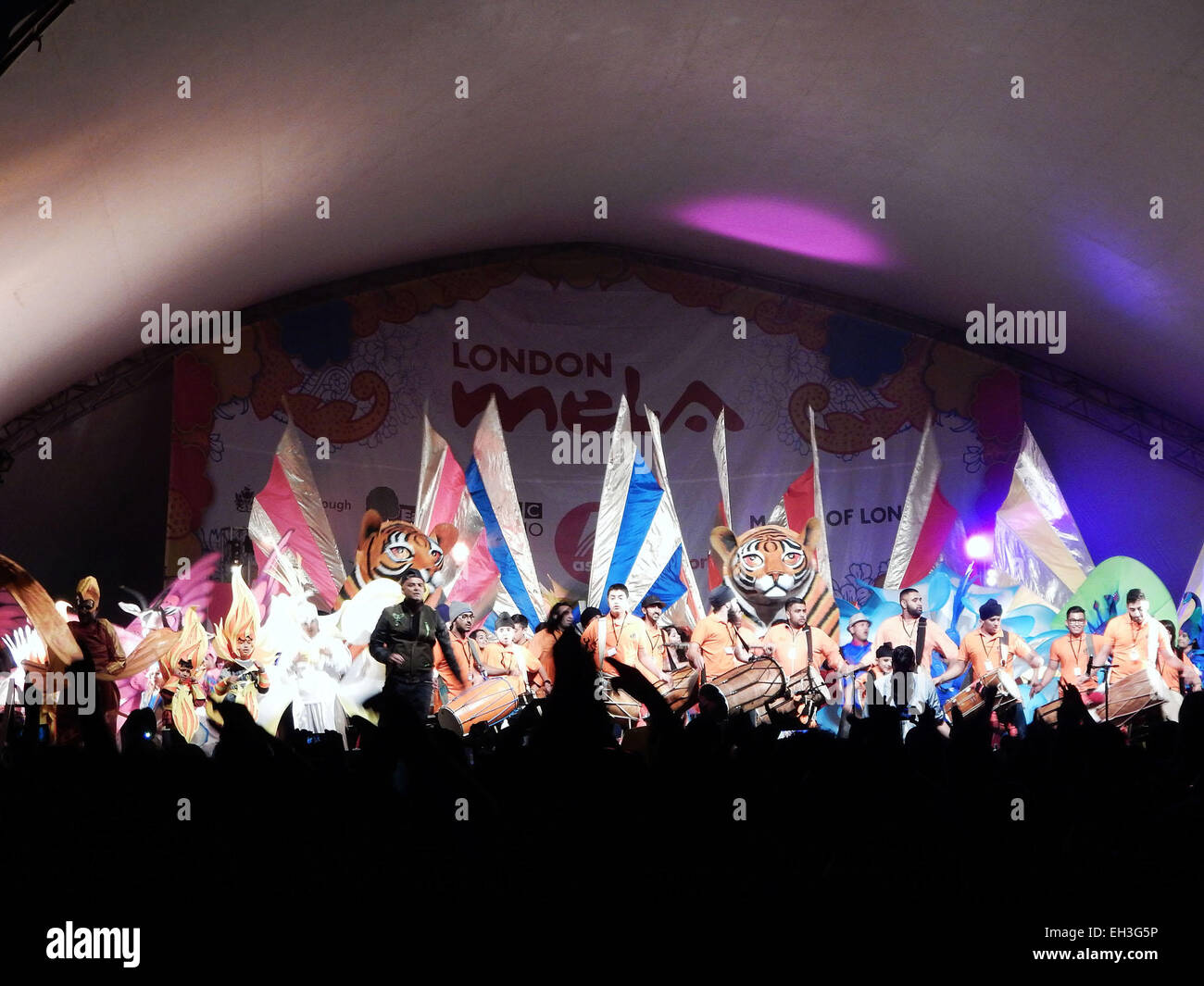 London Mega Mela 2014 at Gunnersbury Park in South Ealing Featuring ...