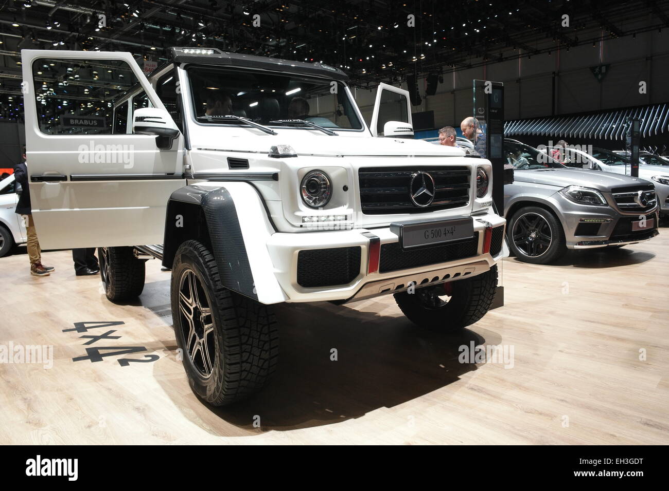 Geneva, Switzerland. 03rd Mar, 2015. A Mercedes-Benz G500 4x4² during ...
