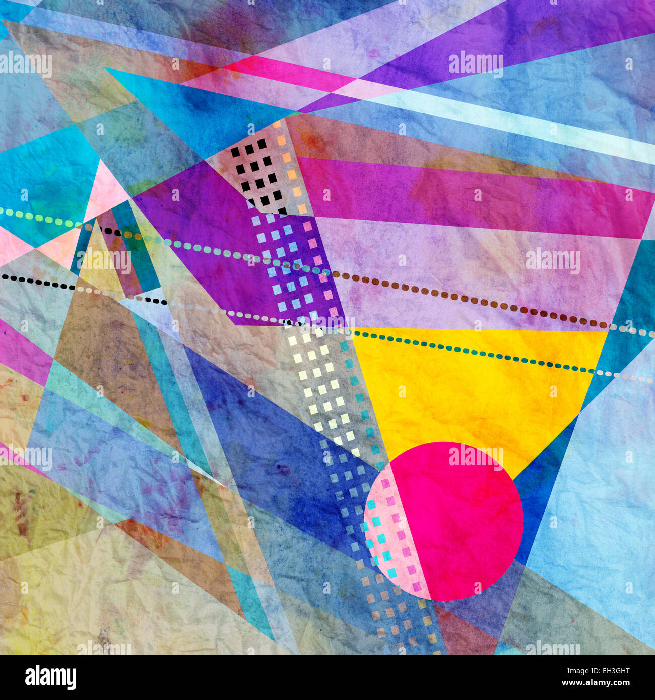 graphic a abstract background with geometric elements Stock Photo - Alamy