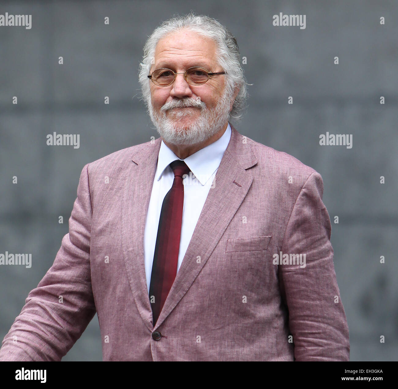 Dave Lee Travis arrives at Southwark Crown Court for the beginning of ...