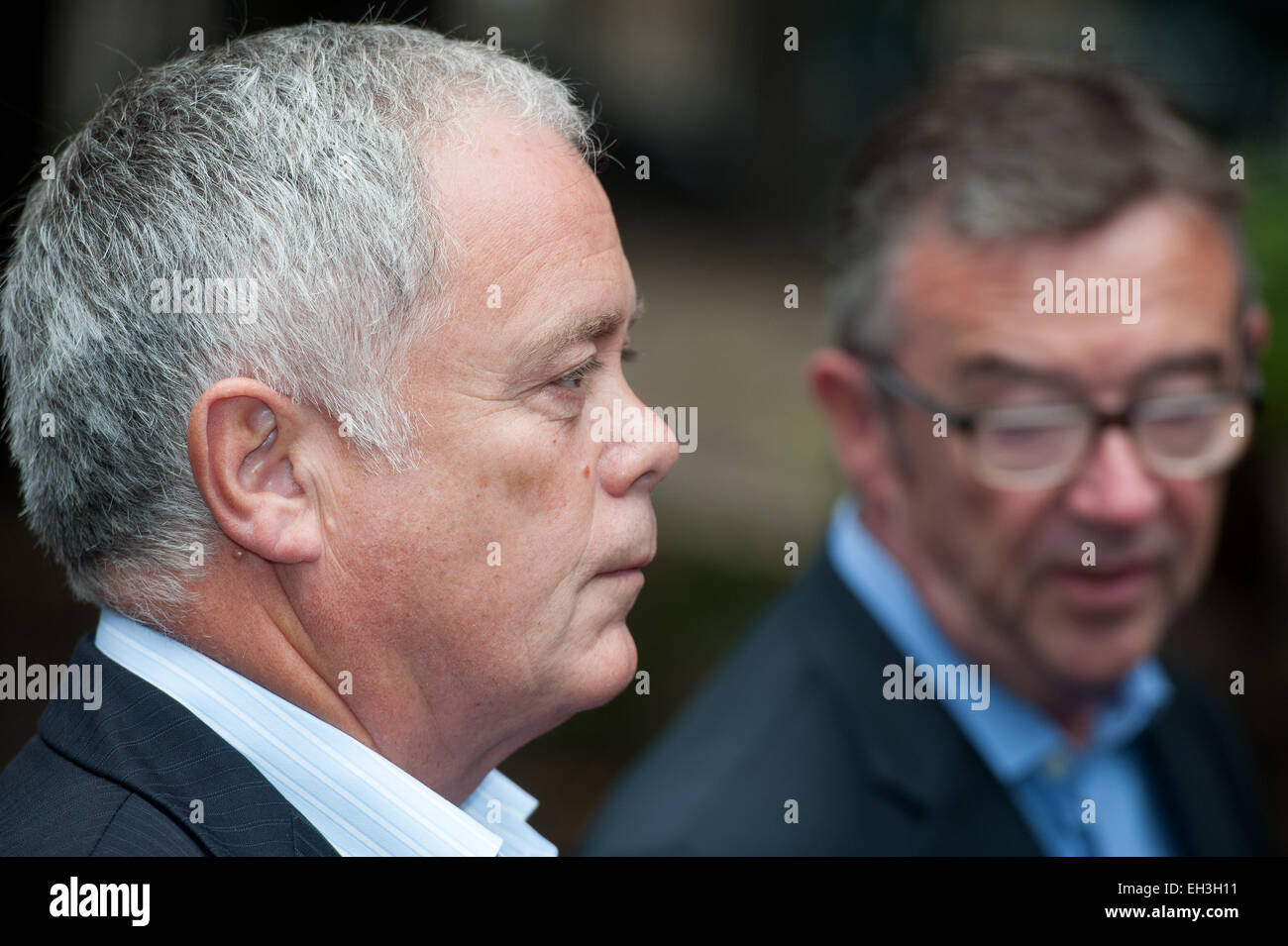 Former Royal Household manager Ron Harper arrives at Southwark Crown ...