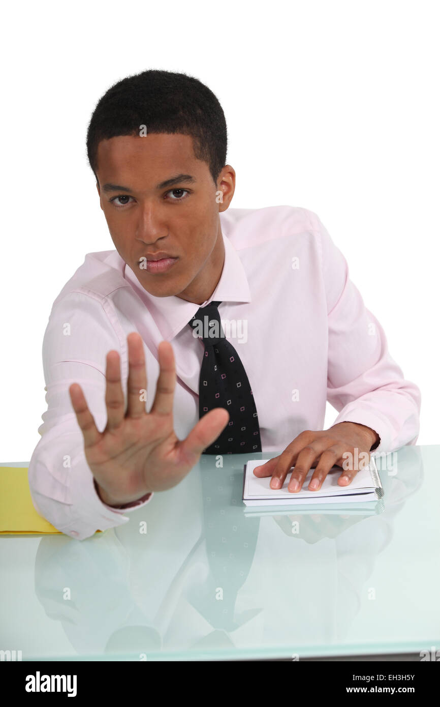 Halt office hi-res stock photography and images - Alamy