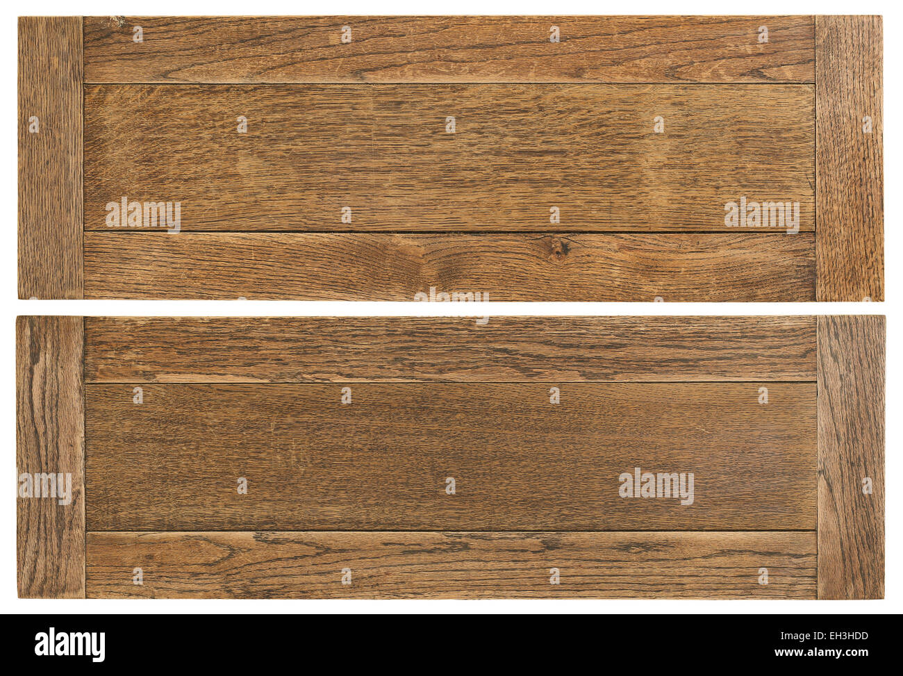 Old sanded oak table top wooden board background with copy space Stock ...