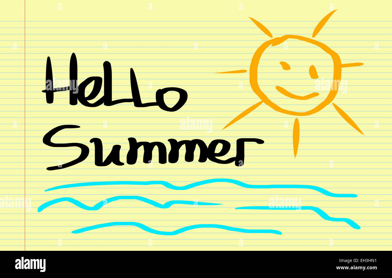 Hello summer hi-res stock photography and images - Alamy