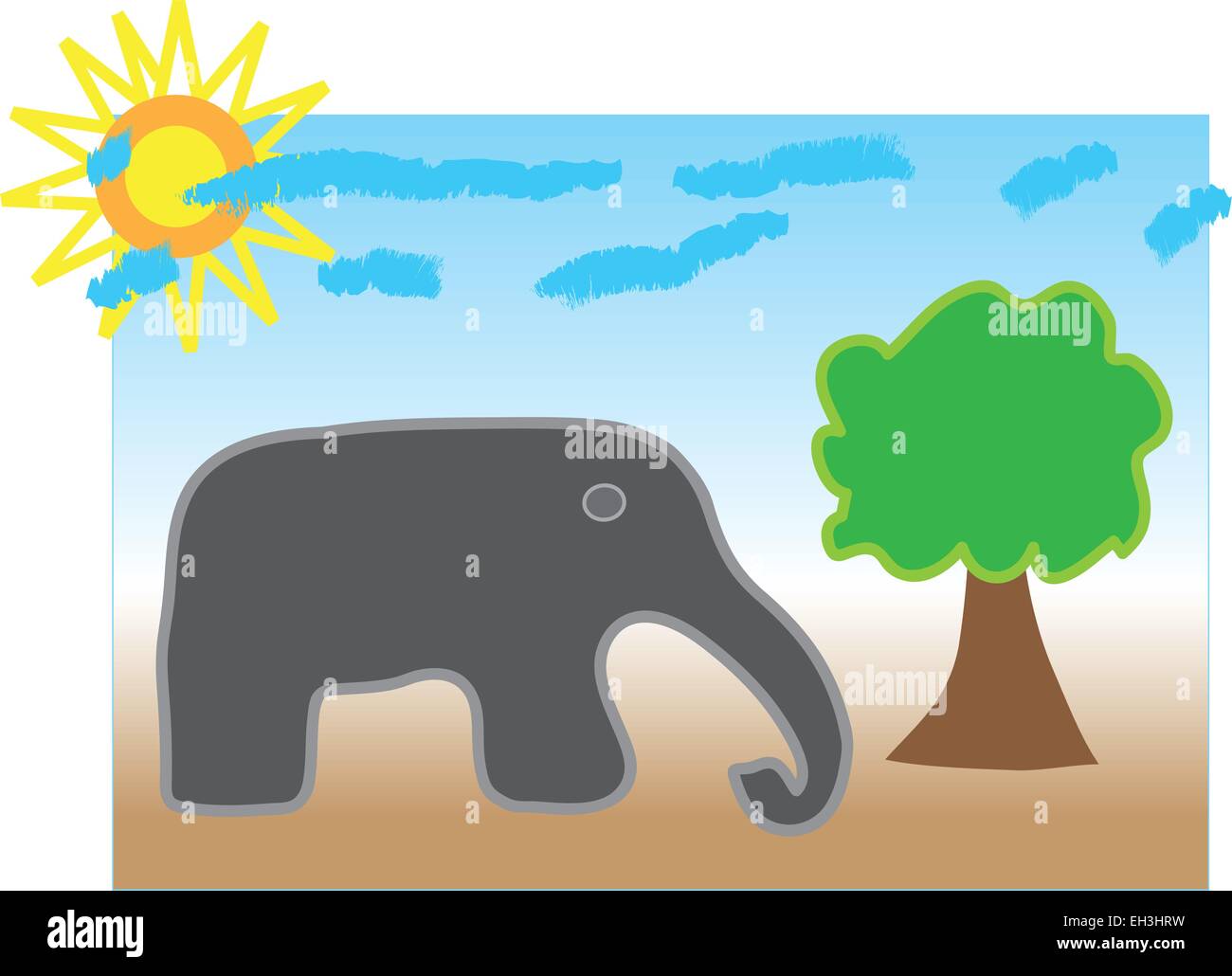 Dessert sun Stock Vector Images - Alamy