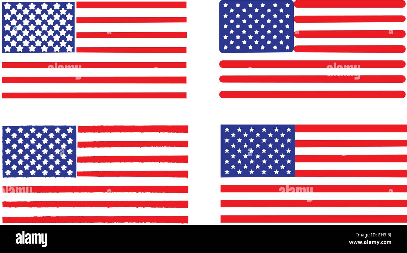 Set of flags of the U.S. states Stock Vector Image & Art - Alamy